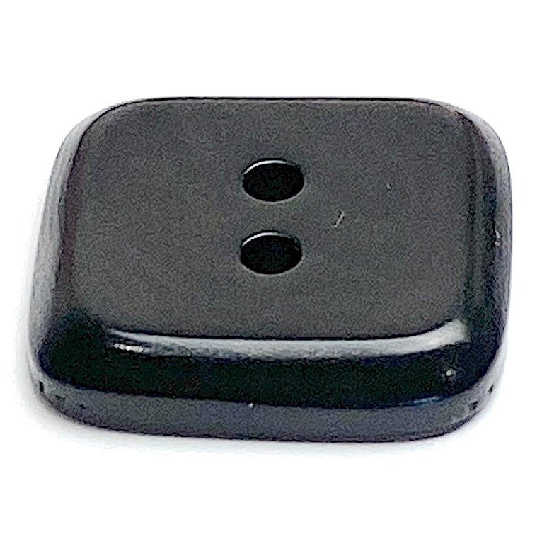 Re-Stocked, Black Square 5/8"- 11/16" 2-Hole Corozo Button 17mm Tagua ...